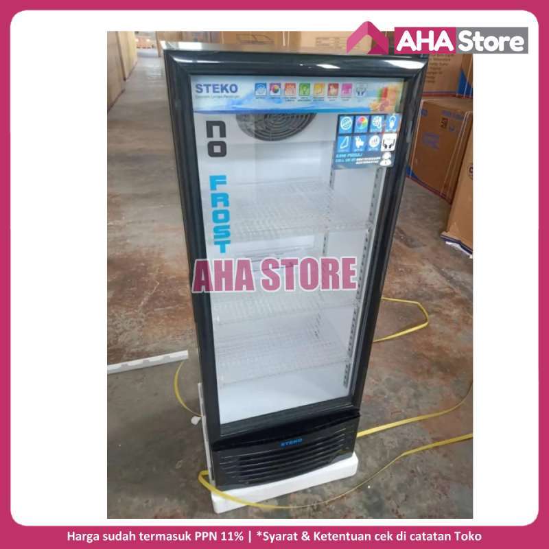 Jual Steko Showcase Kulkas Display Chiller 170 Liter MG-180 MG180 di ...