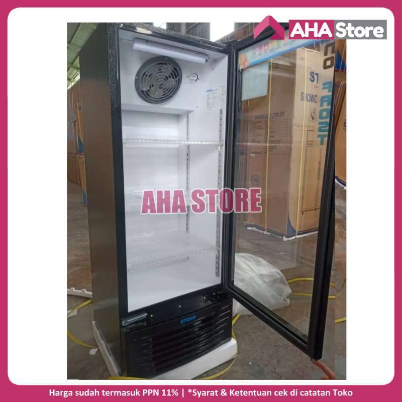 Jual Steko Showcase Kulkas Display Chiller 170 Liter MG-180 MG180 di ...