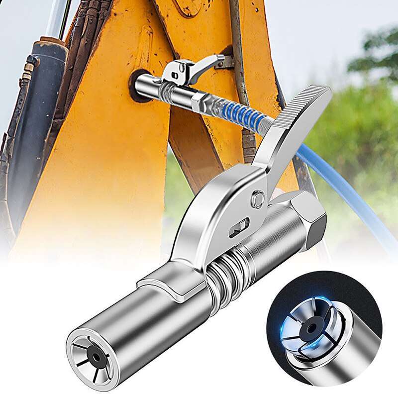 Promo Kepala Pompa Grease Gun / Grease Coupler Heavy Duty Kunci Ganda ...