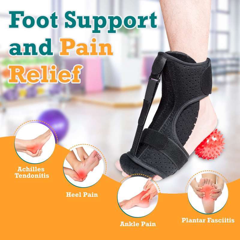 Promo Plantar Fasciitis Ankle Support Lp Adjustable Drop Ankle Foot ...