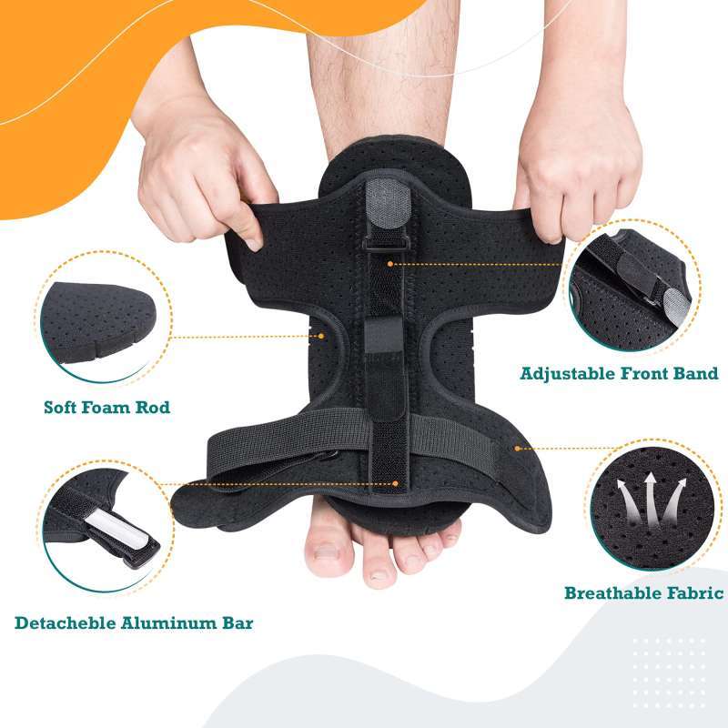 Promo Plantar Fasciitis Ankle Support Lp Adjustable Drop Ankle Foot ...