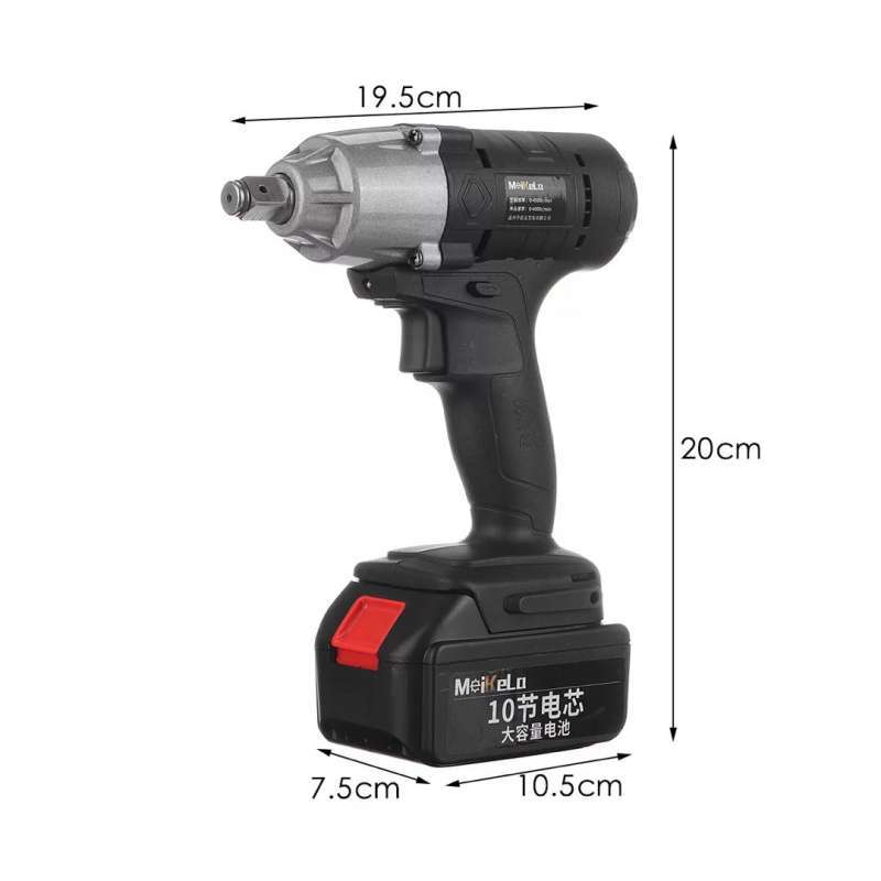 Promo . MESIN BOR IMPACT WRENCH BATERAI 21V TERLENGKAP BOR BUKA PASANG ...