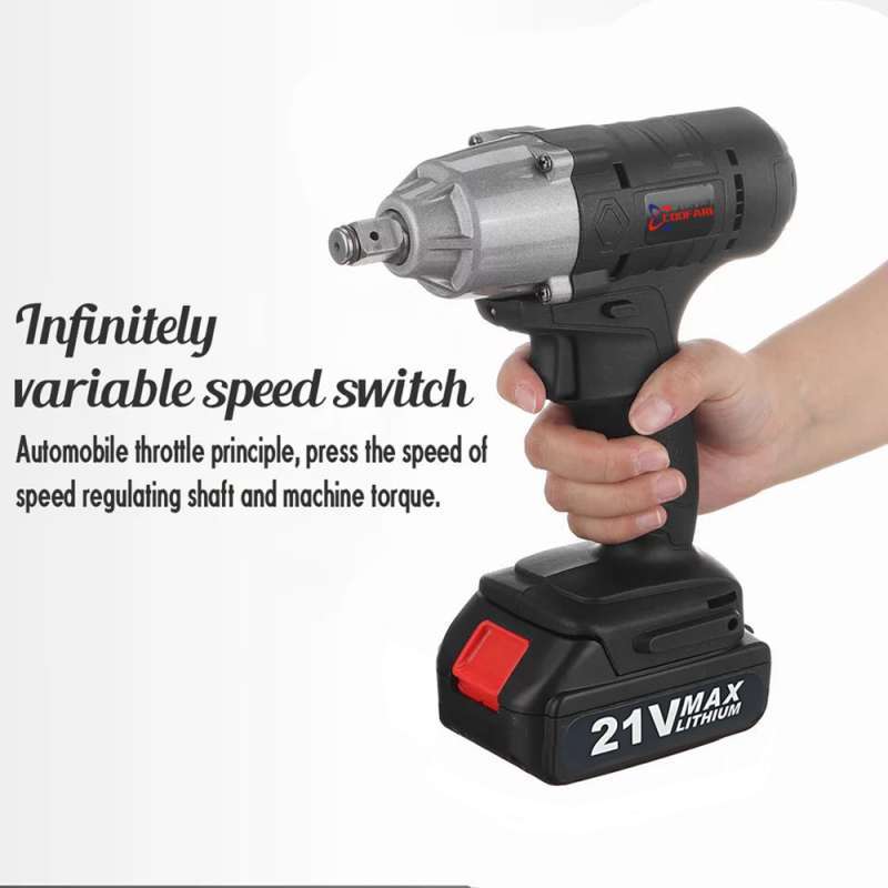 Promo . MESIN BOR IMPACT WRENCH BATERAI 21V TERLENGKAP BOR BUKA PASANG ...