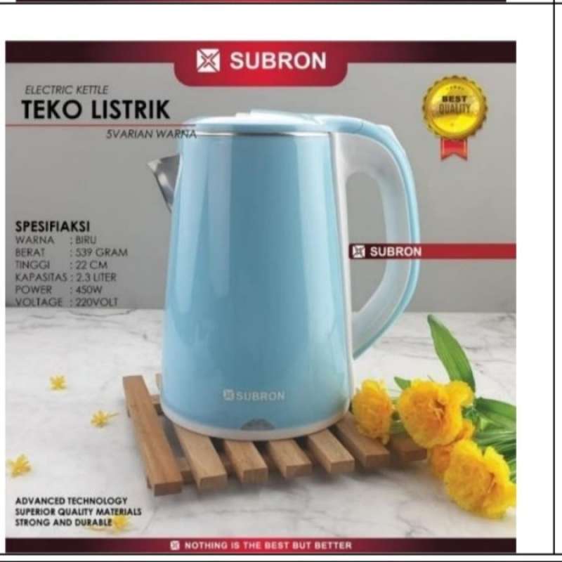Promo New Teko Listrik / Electric Kettle Subron 2,3 Liter Warna Warni Diskon 44% di Seller Honey ...