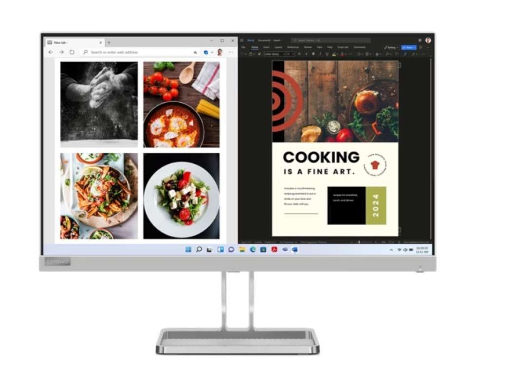 Jual Monitor Led Lenovo L24i-40 Ips Fhd 4ms 100hz Hdmi Vga Eye Caring ...