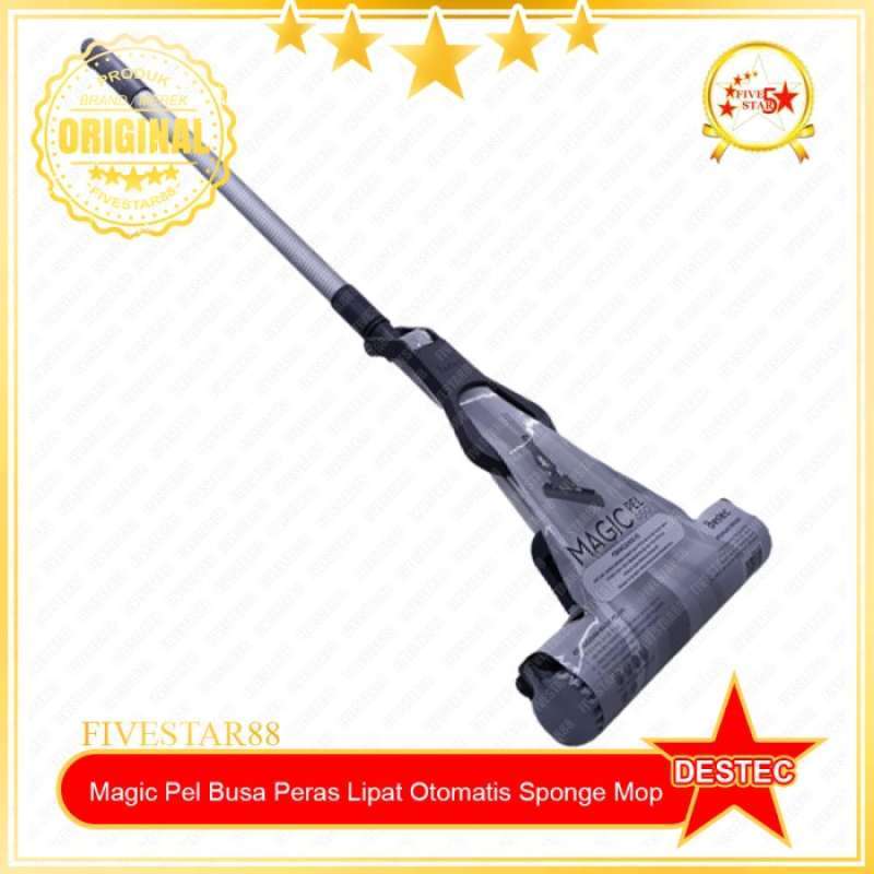 Jual Pel Lantai Destec Magic Pel Alat Pel Busa Peras Lipat Otomatis ...