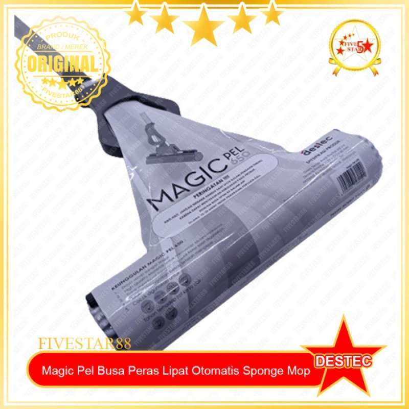 Jual Pel Lantai Destec Magic Pel Alat Pel Busa Peras Lipat Otomatis ...