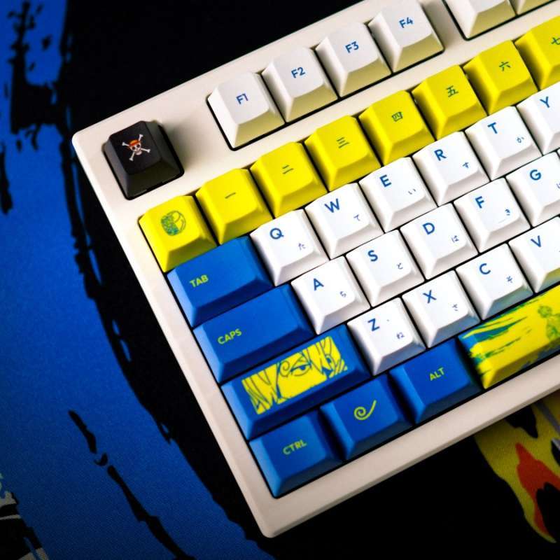 Jual Fantech One Piece Keycaps SET SANJI PBT DYE SUB Cherry Profile ...