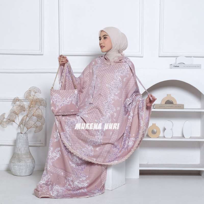 Promo Mukena Maxmara Dewasa Luxury 2IN1 Printing Jennaira Jumbo Diskon ...