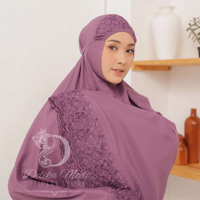 Promo Mukena Siti Khadijah Katun Premium Dewasa Full Bordir Free Tas ...