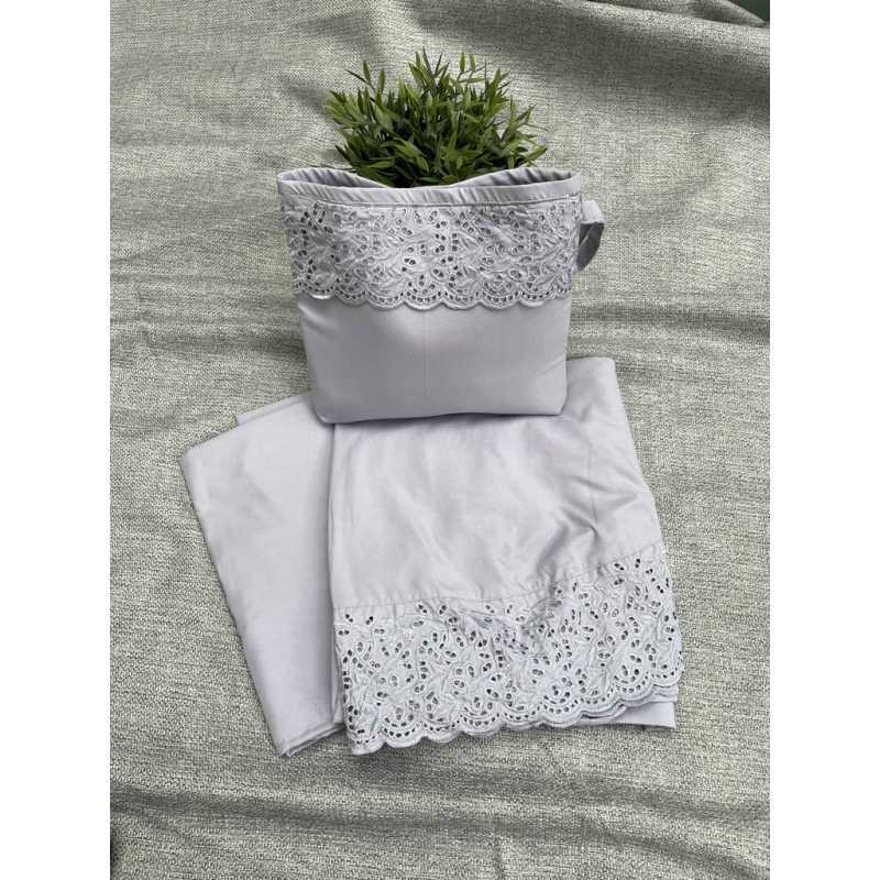 Promo Mukena Siti Khadijah Katun Premium Dewasa Full Bordir Free Tas ...