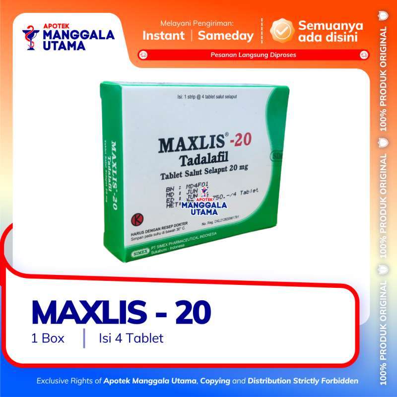 Jual Tadalafil 20 Mg Per Tablet 🏷️ 100% Original, Harga & Kualitas ...