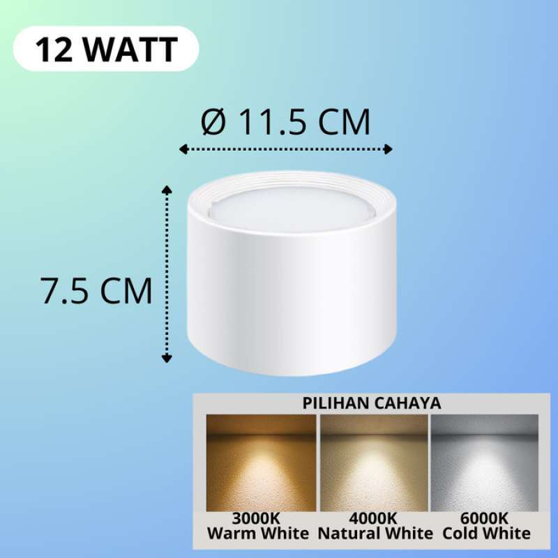 Promo Lampu Led Downlight Outbow Lampu Plafon Led Watt Watt Garansi Poroswonderland