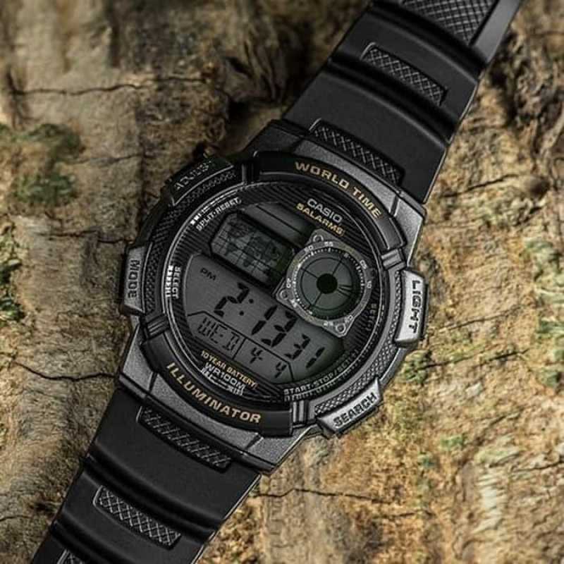Jual Jam Tangan Casio Ae-1000w-1avdf Pria Digital Full Black Original Di Seller Rca Watch ...