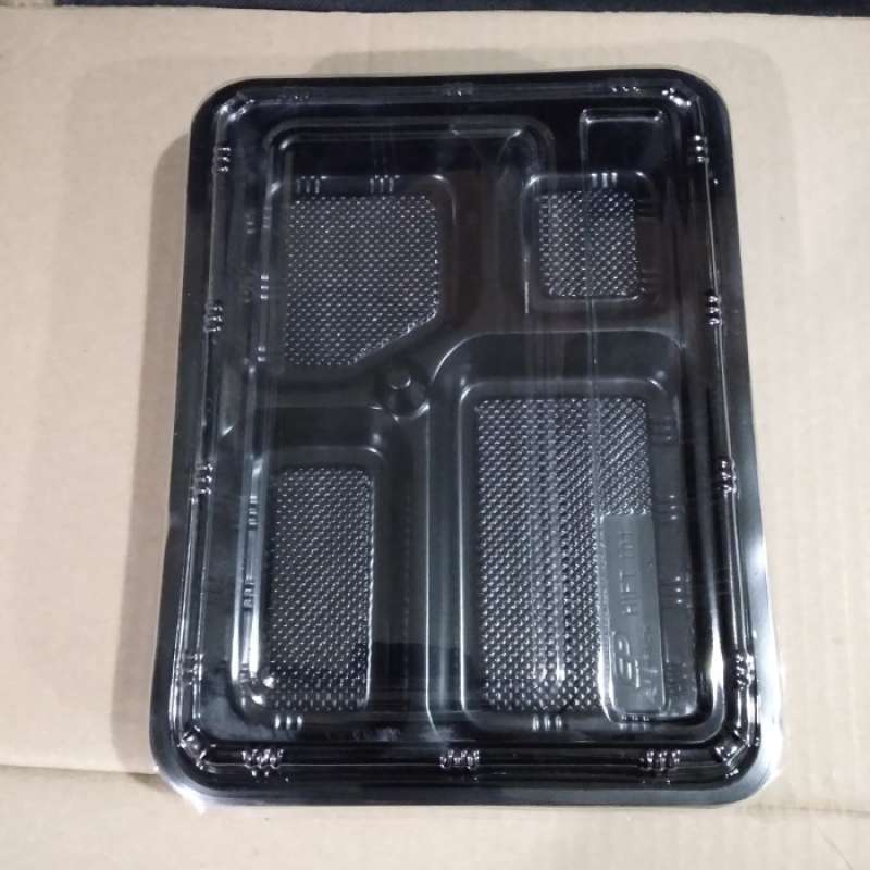 Promo MIKA BENTO BOX (101) SEKAT 4 WARNA HITAM/TUTUP BENING/ISI 50 PCS ...