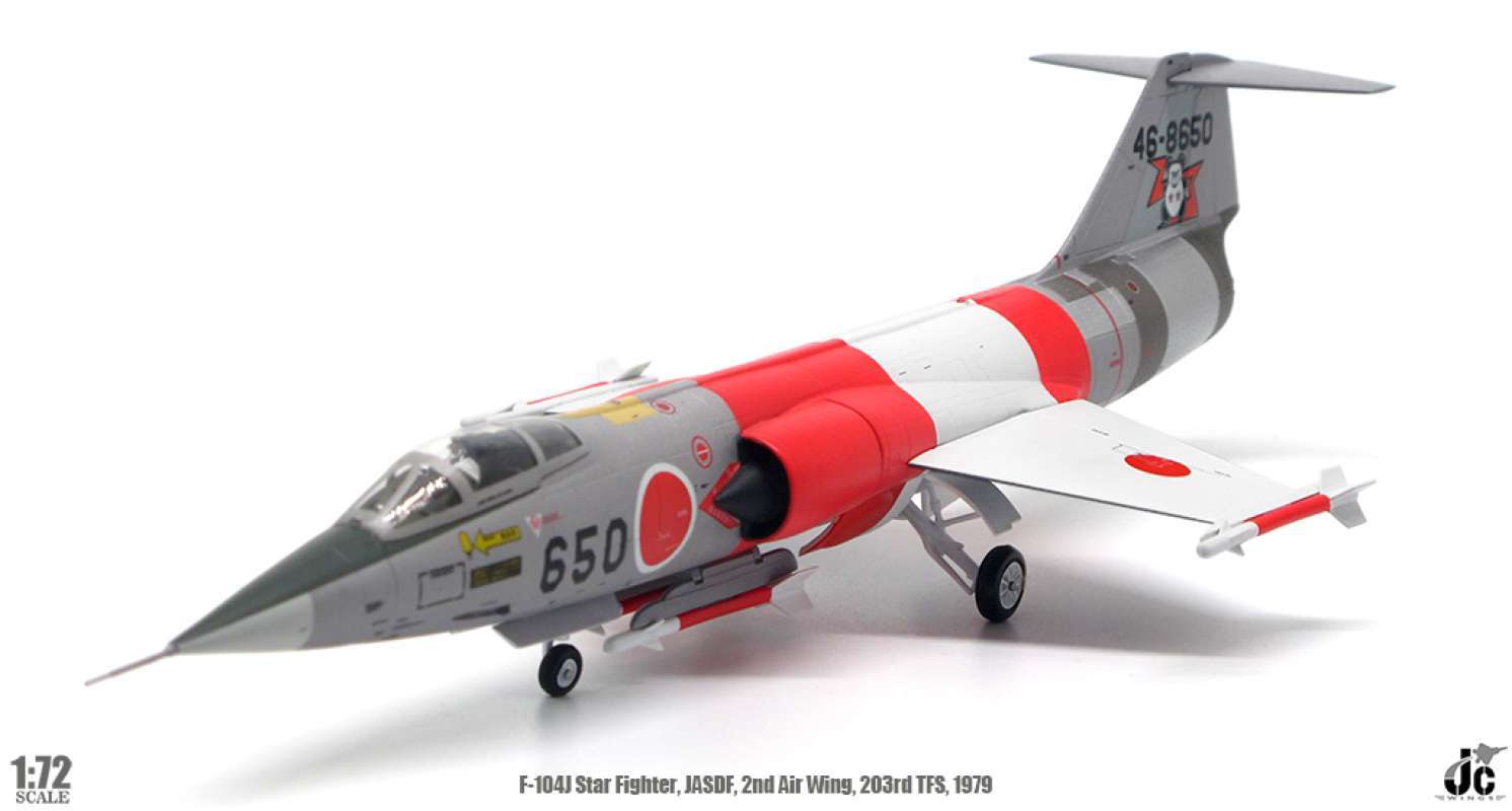 Promo JC Wings 1:72 Military Series JCW-72-F104-002 Mitsubishi F-104J ...