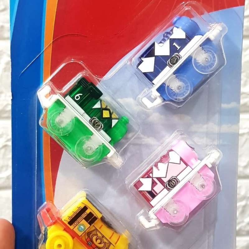 Promo MAINAN ANAK KERETA THOMAS MINIS ISI 4 NINJA TURTLES POWER RANGERS ...