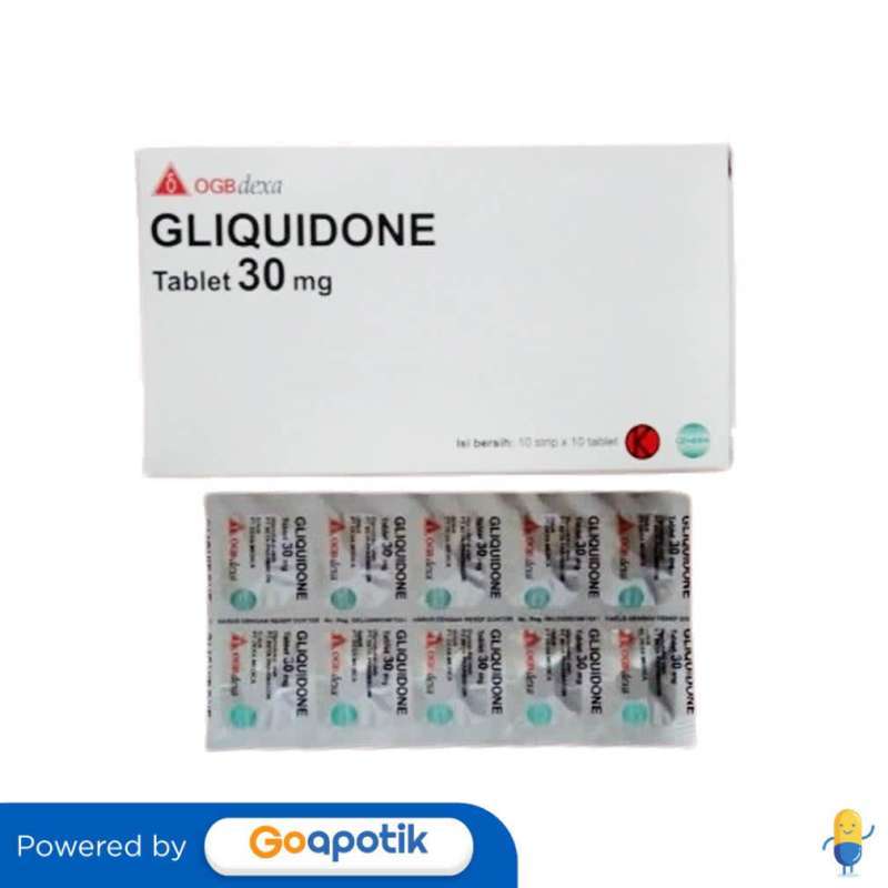 Jual GLIQUIDONE OGB DEXA MEDICA 30 MG BOX 100 TABLET di Seller Apotek ...