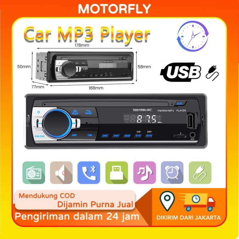 Promo Head Unit Tape Audio Mobil MP3 Player Bluetooth Wireless Rece ...