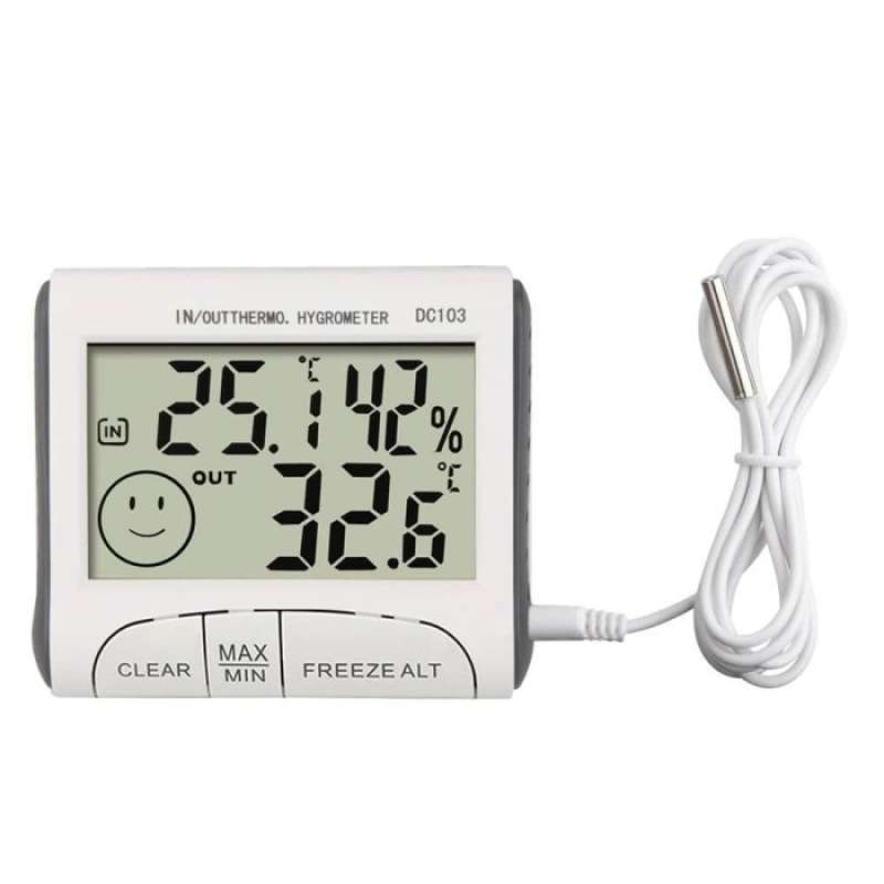 Promo New Hygrometer Thermometer Ruangan Digital - Higrometer ...