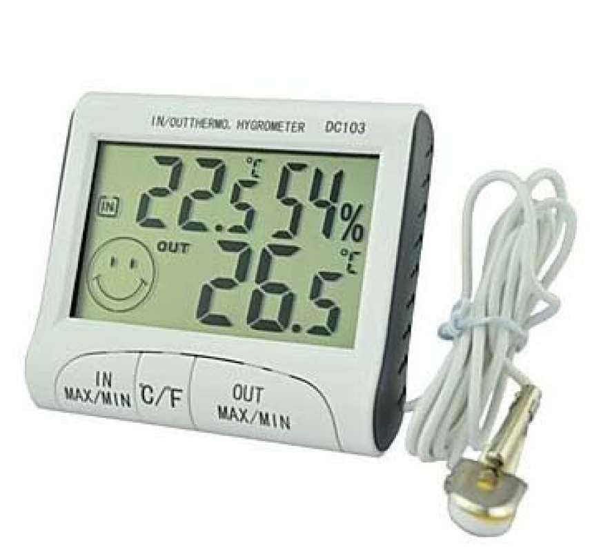 Promo New Hygrometer Thermometer Ruangan Digital - Higrometer ...