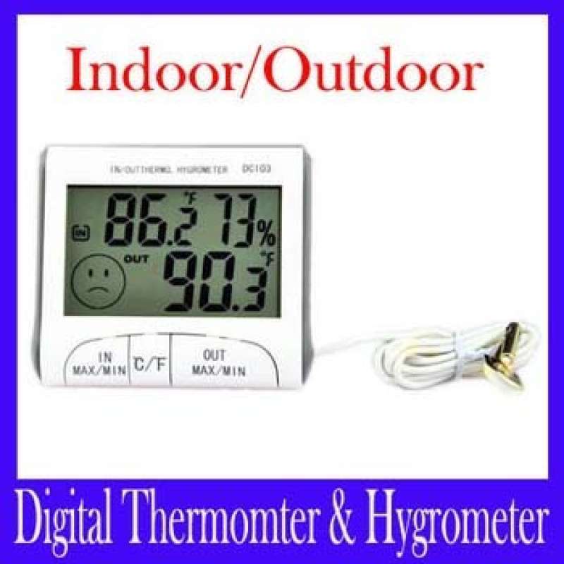 Promo New Hygrometer Thermometer Ruangan Digital - Higrometer ...