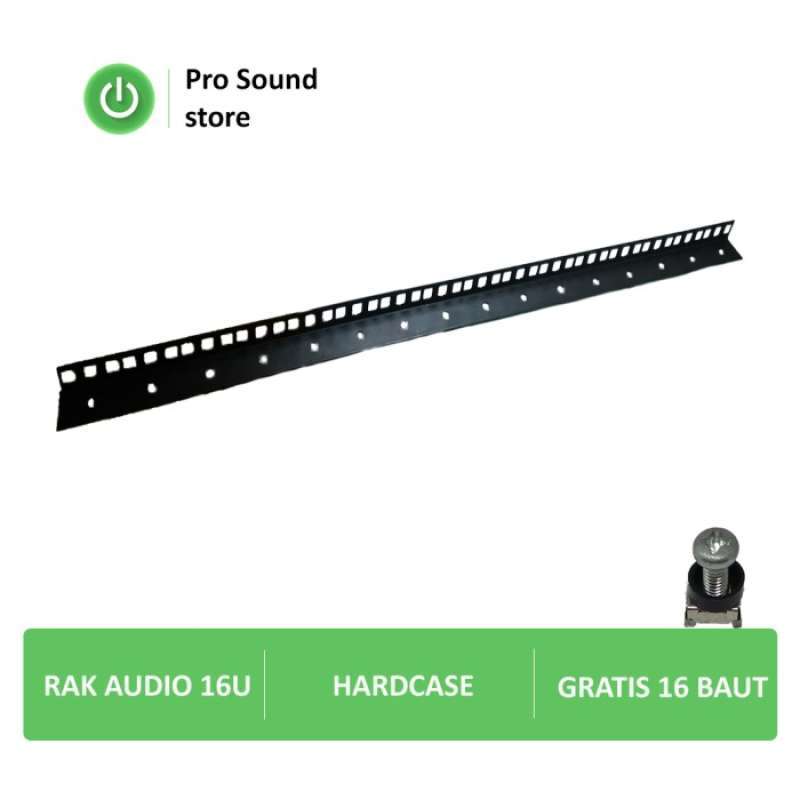 Promo RACK AUDIO 16U LIST HARDCASE BOX HARDCASE RAK SOUND SYSTEM ...