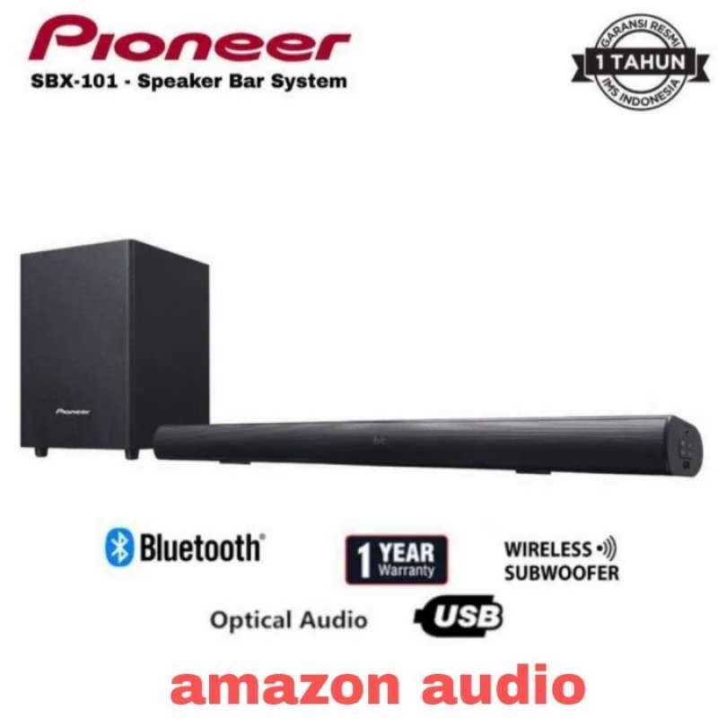 Promo PIONEER SOUNDBAR SBX 101 SBX101 WITH WIRELESS SUBWOOFER - XIONSTORE Diskon 50% di Seller ...
