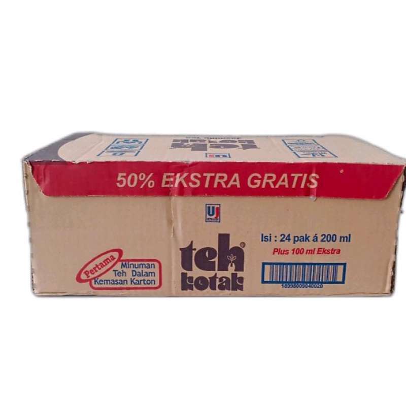 Jual TEH KOTAK 300 ML 300ML DUS KARTON / TEH KOTAK ULTRA JASMINE TEH ...