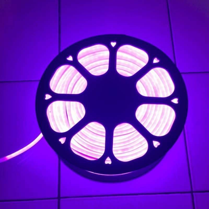 Promo Lampu Led Selang Neon Flex Selang Susu Meter V Putih Met Ungu Diskon