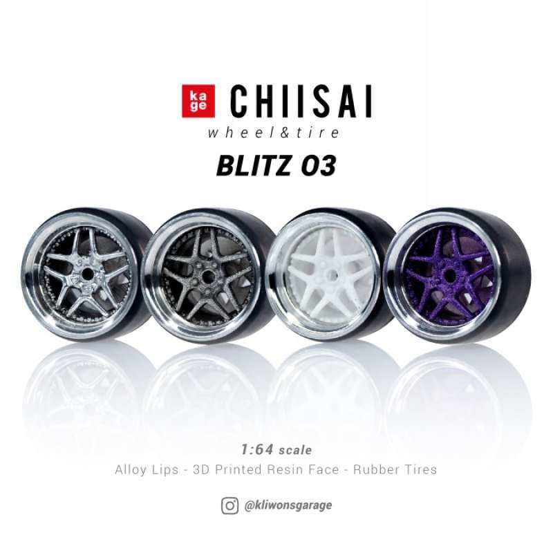 Promo BAN KARET DIECAST CHIISAI KAGE WHEELS MODEL BLITZ 03 - - Exclude ...