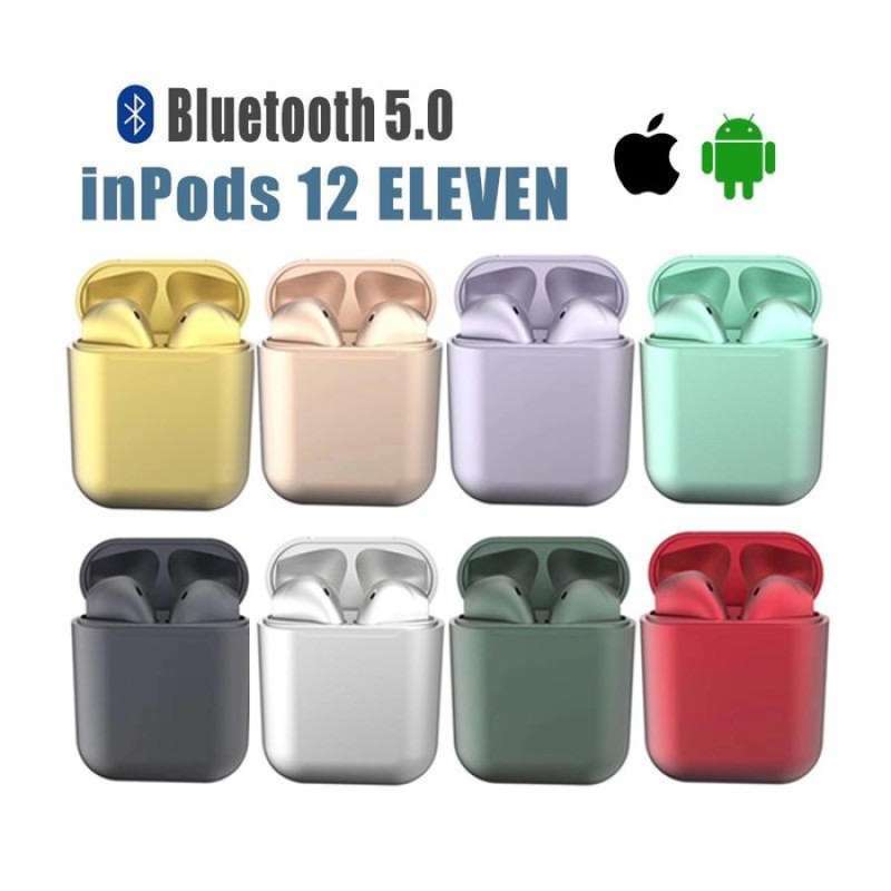 Promo INPODS 12 ELEVEN INPOD I12 TWS WIRELESS EARBUDS I12S - - Gold ...