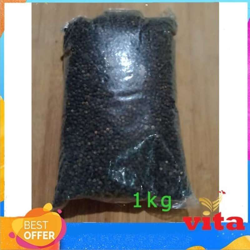 Promo Lada Hitam Butir Utuh Packing 1kg Diskon 33% di Seller VIRGO ...