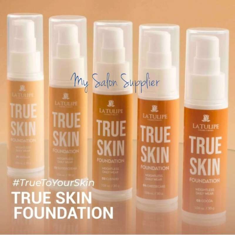 Jual La Tulipe True Skin Foundation 30g - 01 Di Seller Mysalon8 ...