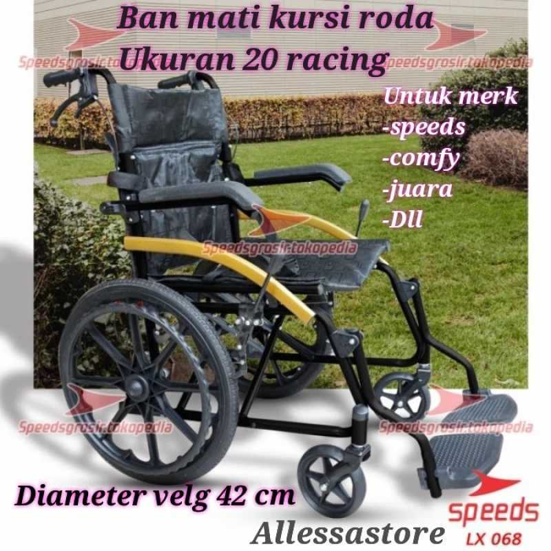 Promo ban mati kursi roda ukuran 18 atau 20 racing diameter velg 42 cm ...