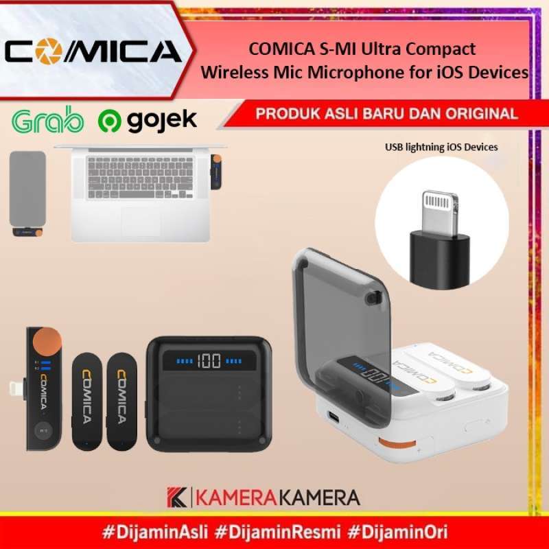 Promo COMICA S-MI ULTRA COMPACT WIRELESS MIC MICROPHONE FOR IOS DEVICES ...