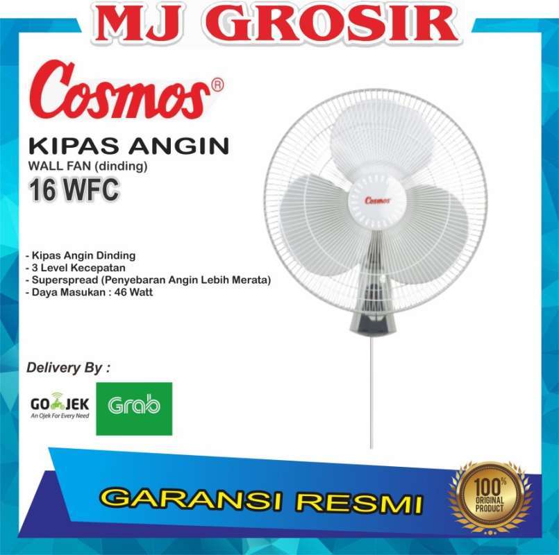 Jual KIPAS ANGIN WALL COSMOS 16 WFC 16 INCH 16WFC KIPAS ANGIN DINDING di Seller MJ GROSIR ...