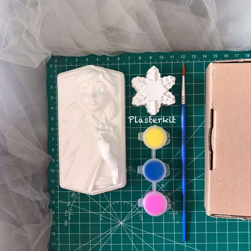 Jual PLASTERKIT Disney Frozen/Anna/Elsa/Olaf/Sven/Paintingkit/DIY ...