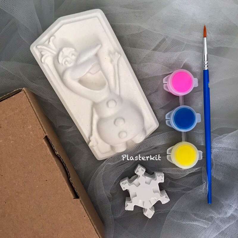 Jual PLASTERKIT Disney Frozen/Anna/Elsa/Olaf/Sven/Paintingkit/DIY ...