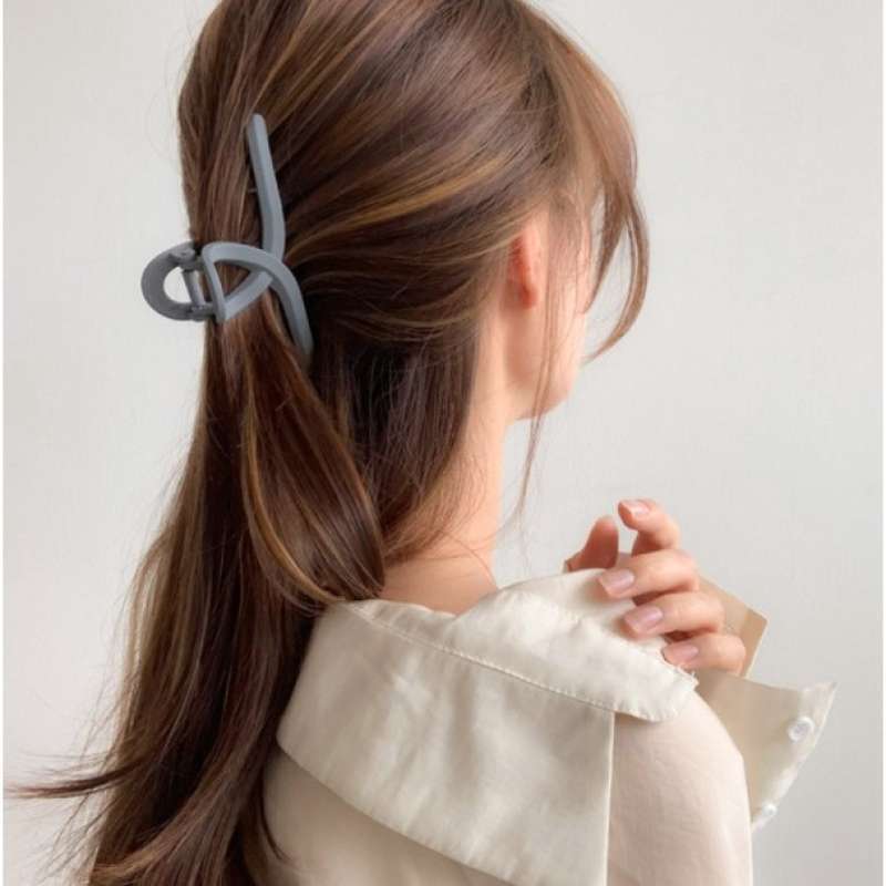 Jual F5174 Jepitan Jedai Silang Bulat / Jedai Rambut Doff / Jepitan ...