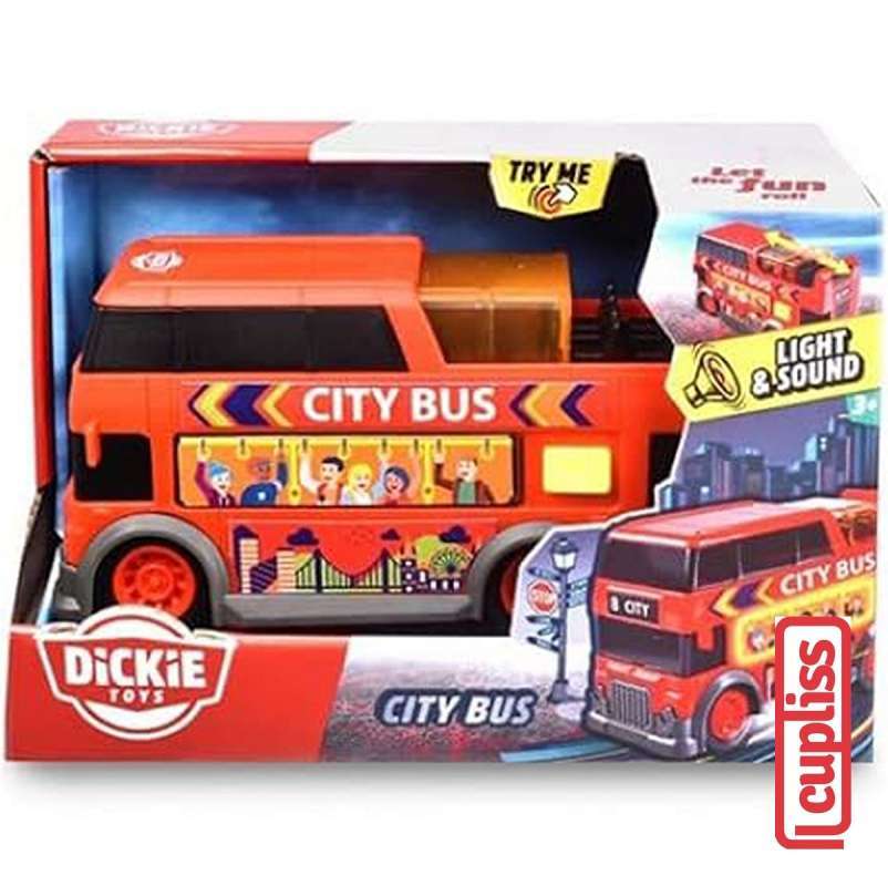 Jual Dickie Toys Figure 203302032 City Bus di Seller Cupliss Official ...