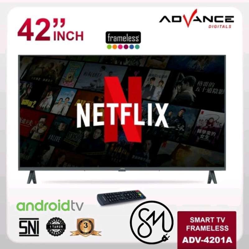 Jual Led Tv Advance 42 Inch Adv-4201a Android Smart 4k Uhd Adv4201a Di ...