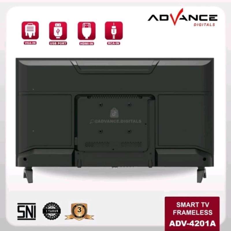 Jual Led Tv Advance 42 Inch Adv-4201a Android Smart 4k Uhd Adv4201a Di ...