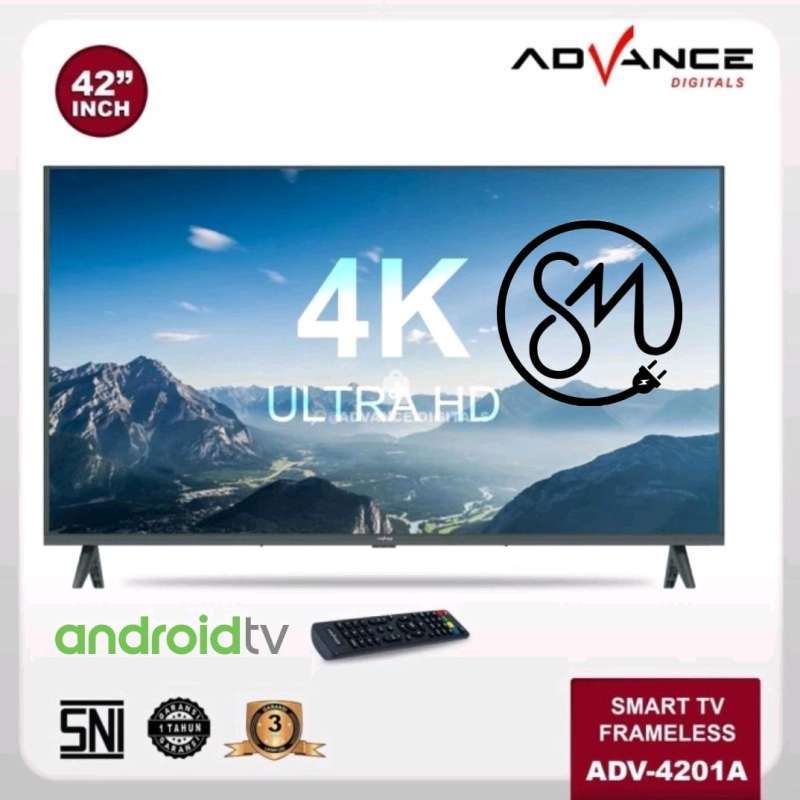 Jual Led Tv Advance 42 Inch Adv-4201a Android Smart 4k Uhd Adv4201a Di ...