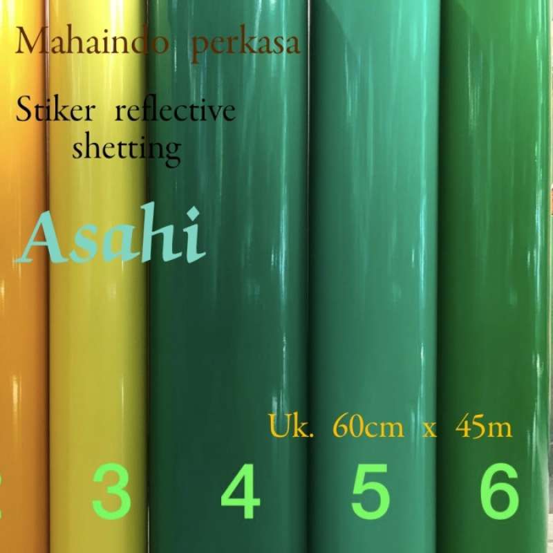 Promo Stiker Reflective Sheeting Asahi 1 Roll (45 Meter) Diskon 9% Di ...