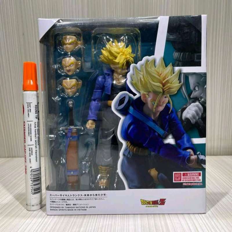 Jual mainan action figure shf trunks S.H.Figuarts shfiguarts recast ...