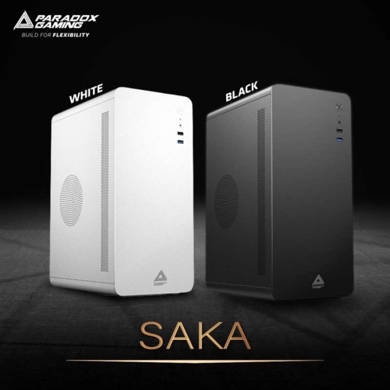 Promo Casing Paradox Gaming SAKA - microATX + PSU + Free 1 Fan Diskon 9 ...