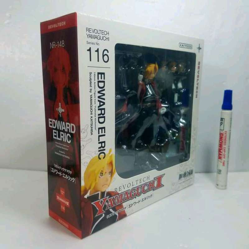 Jual mainan edward elric revoltech 116 action figure Fullmetal Alchemist Brotherhood revoltech ...