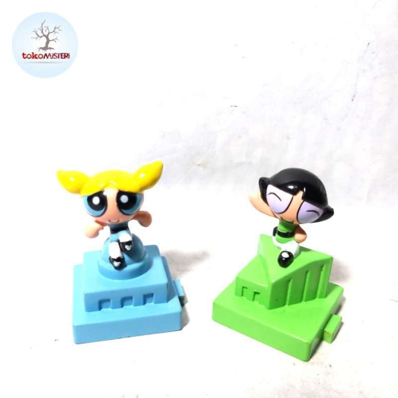 Jual Power Puff Buttercup Bubbles Powerpuff Girls Building CN Jadul ...
