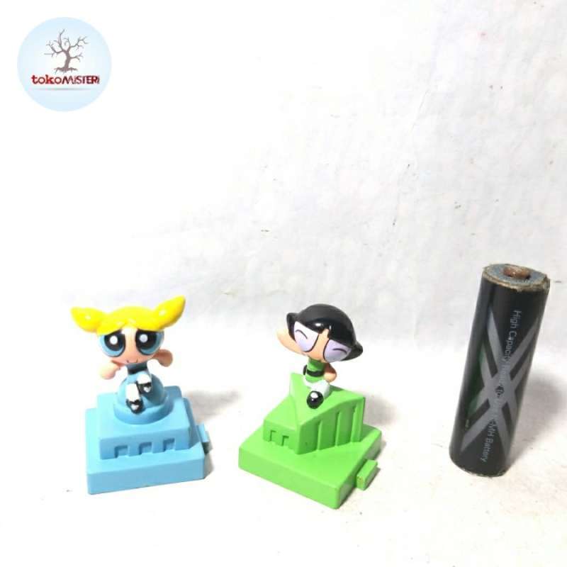 Jual Power Puff Buttercup Bubbles Powerpuff Girls Building CN Jadul ...